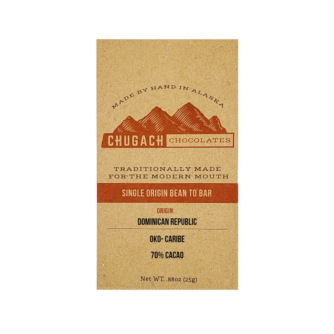 Single Origin Dominican Republic Dark Chocolate Bar – Chugach Chocolates